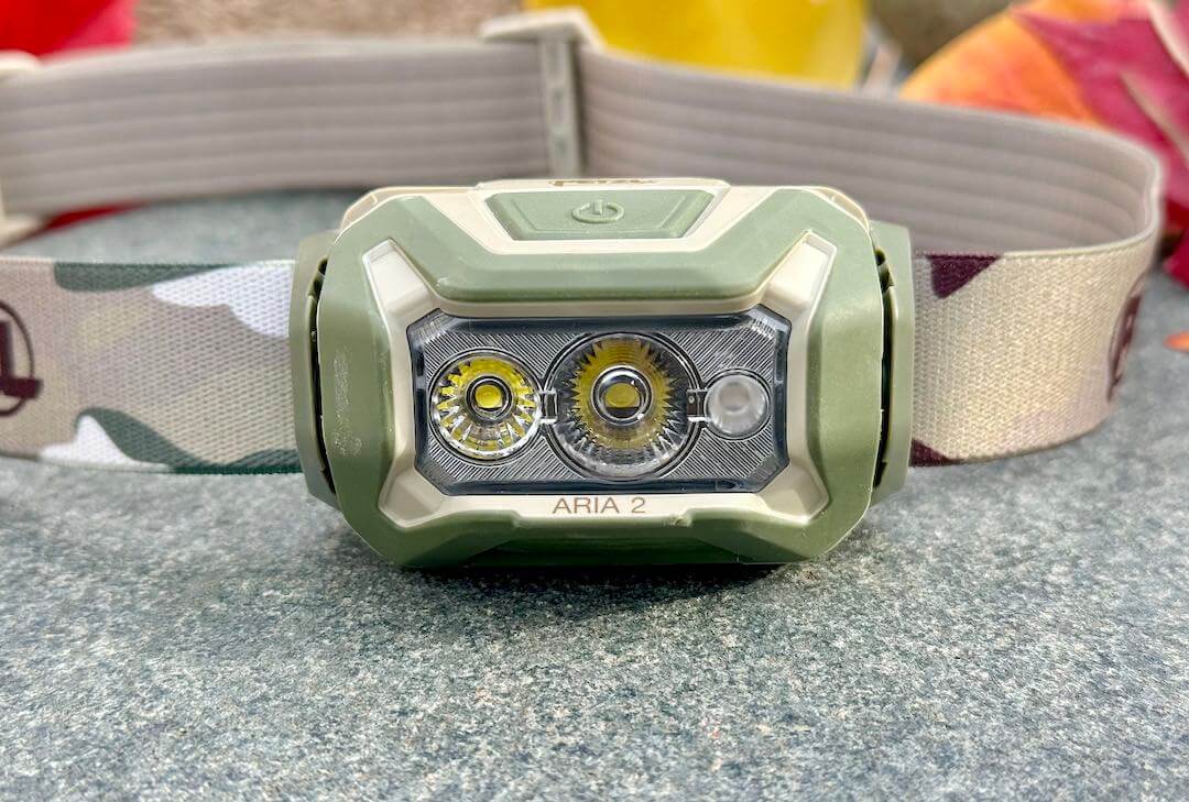 Petzl Aria 2 RGB Headlamp Review - Man Makes Fire